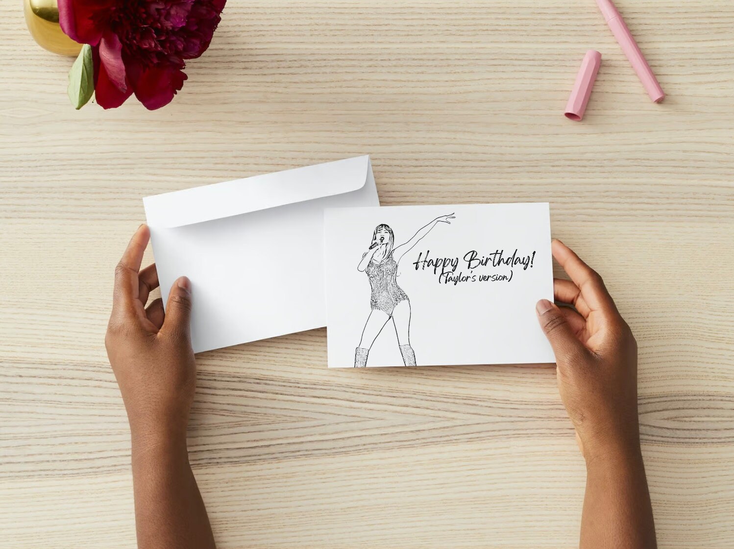 Swiftie Card Happy Birthday taylor's Version - Etsy