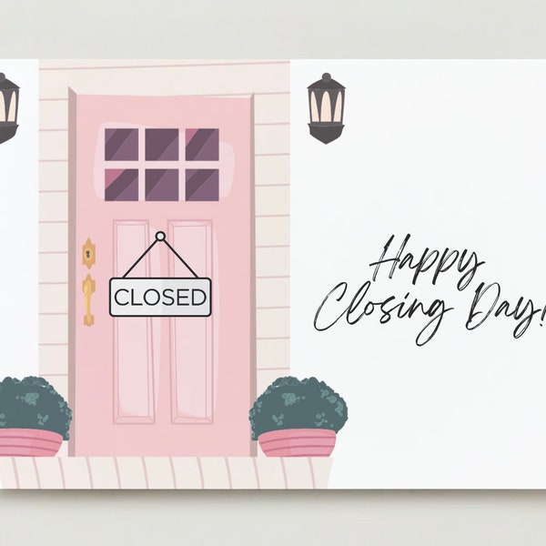 Closing Day Card - Etsy