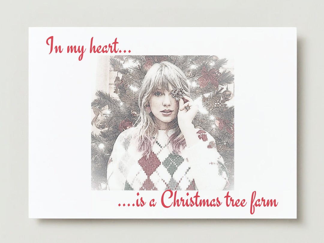 Taylor Christmas Card Christmas Tree Farm - Etsy