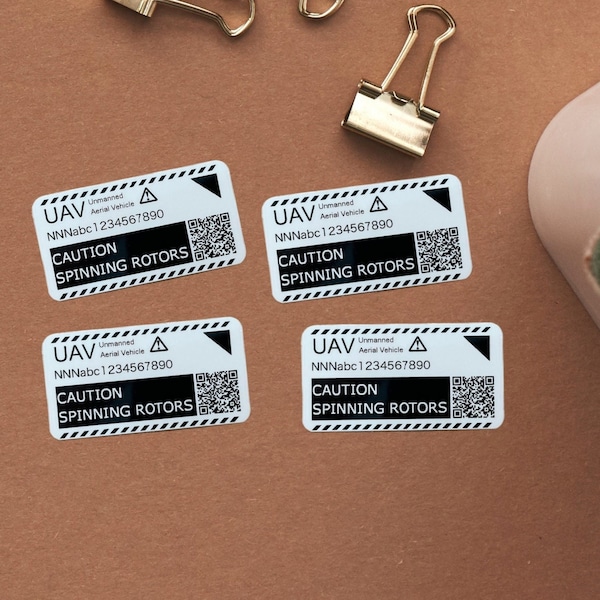 Drone Registration Stickers - Etsy