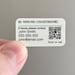 Mini Lost-and-found Stickers With Scan-to-call Feature | Durable ...
