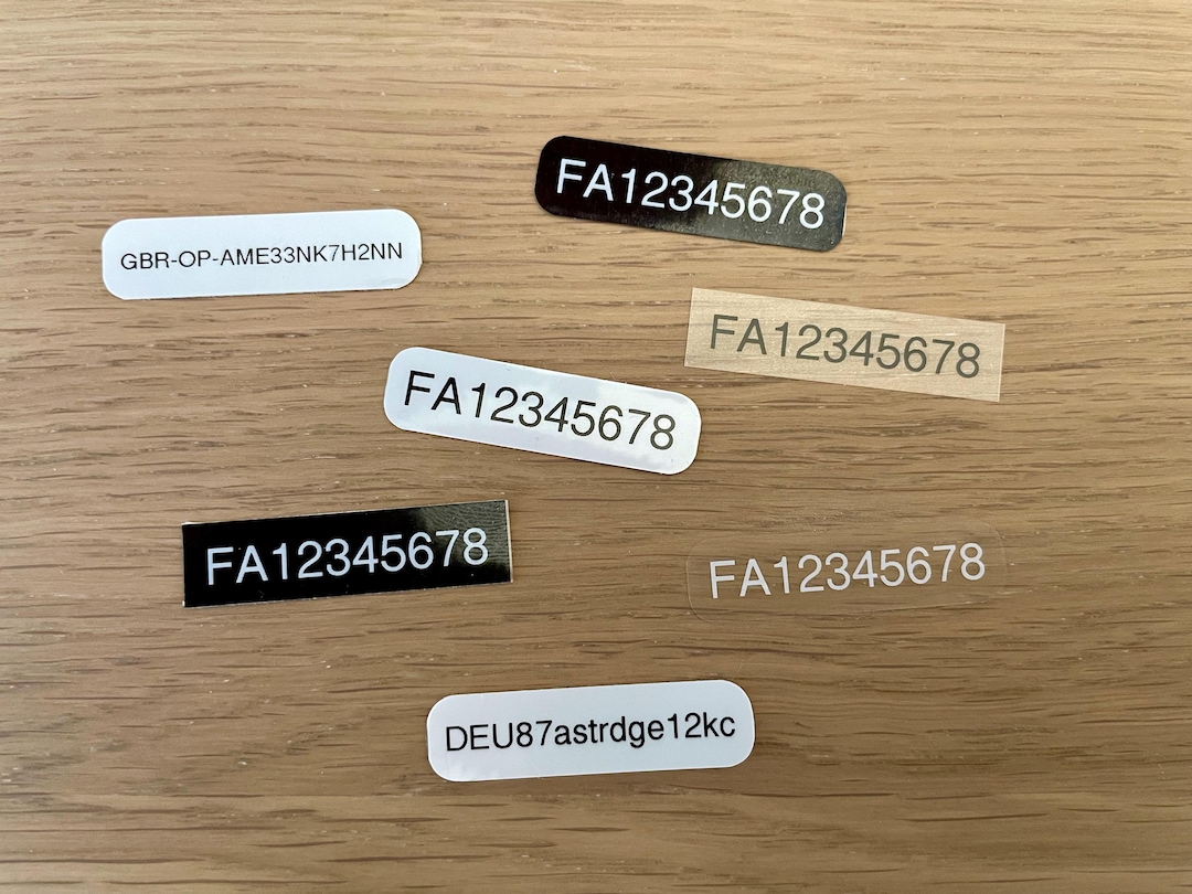 Mini Drone ID Sticker Set (4 Pcs) - Weather-resistant FAA/CAA ...