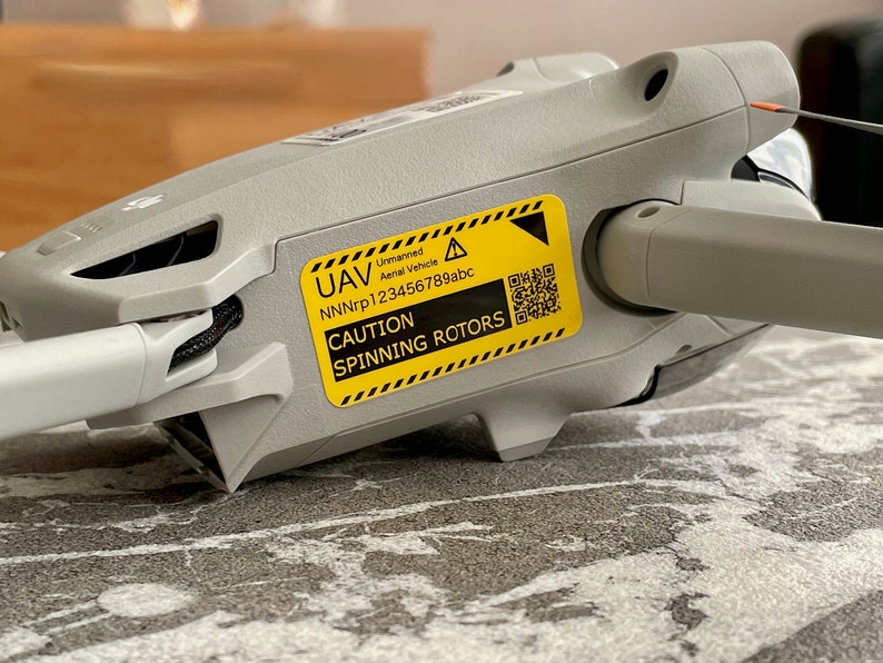 ID Sticker Set With FAA Registration Number / CAA Operator Id for ...