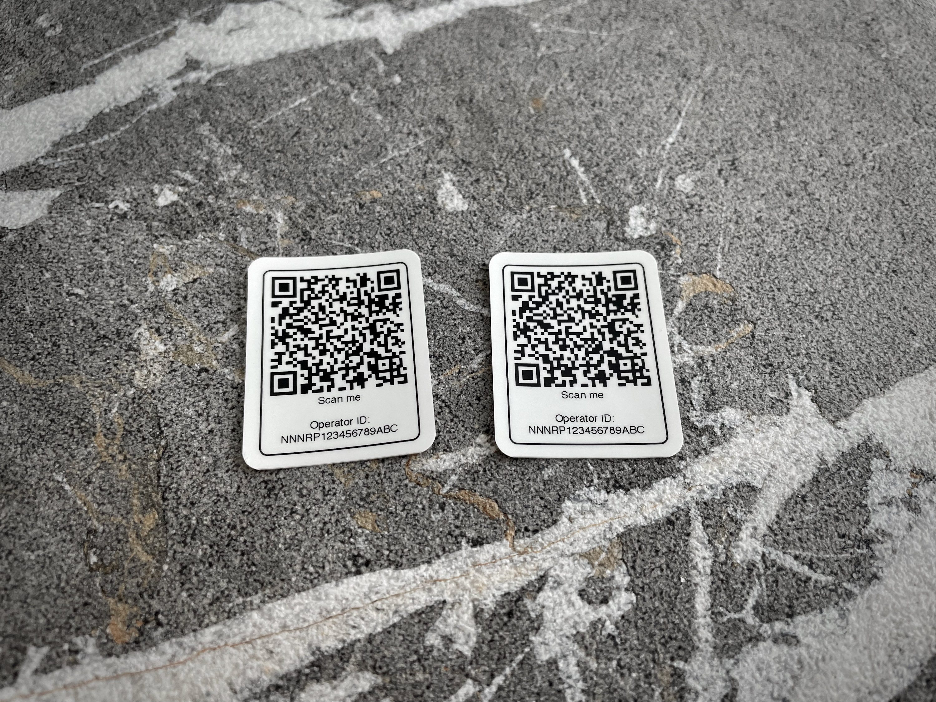 Custom Drone Operator ID Stickers/labels - Weather-resistant FAA/CAA ...