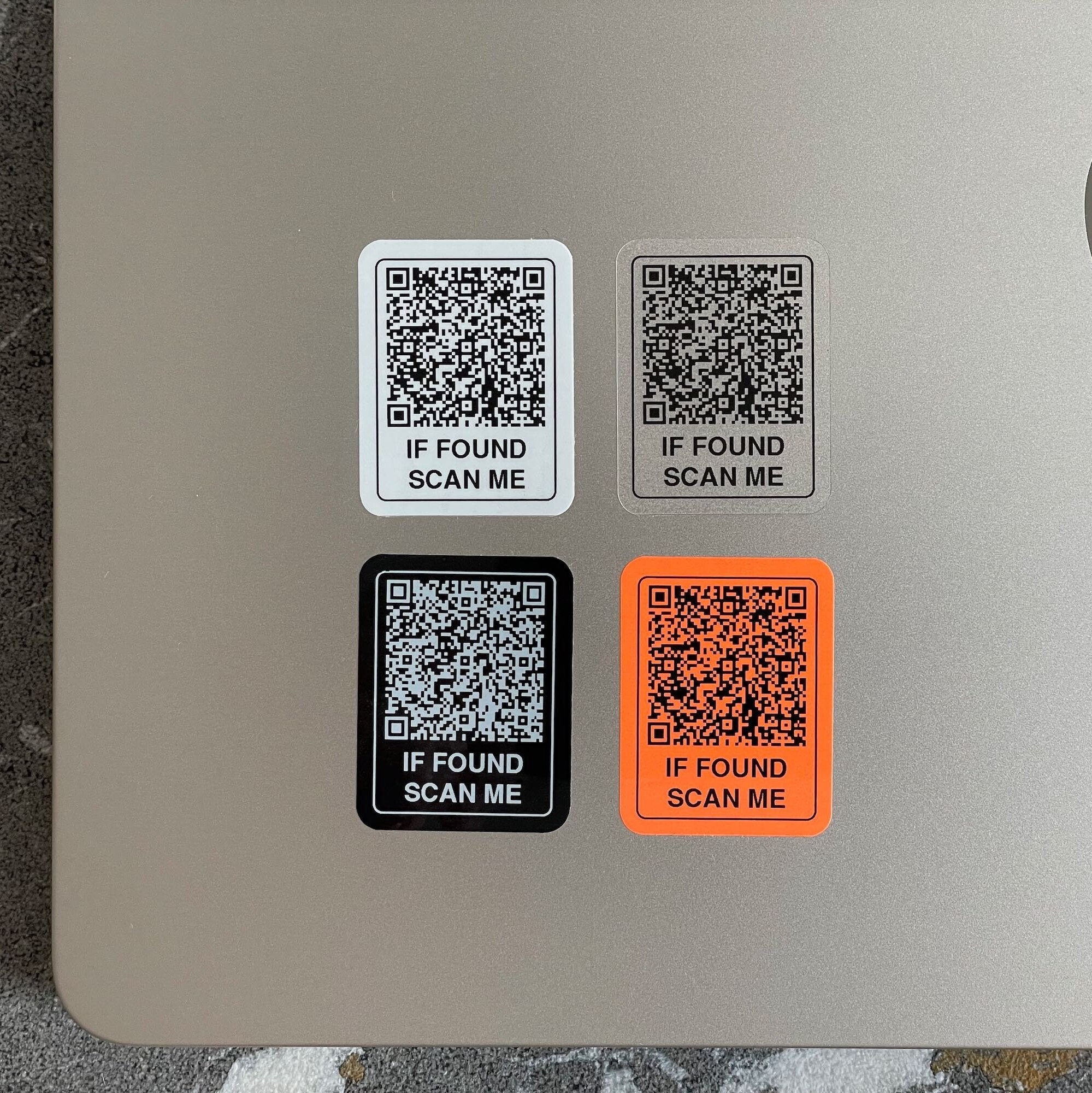 Lost-and-found QR Code Stickers | Custom With Your Contact Details ...