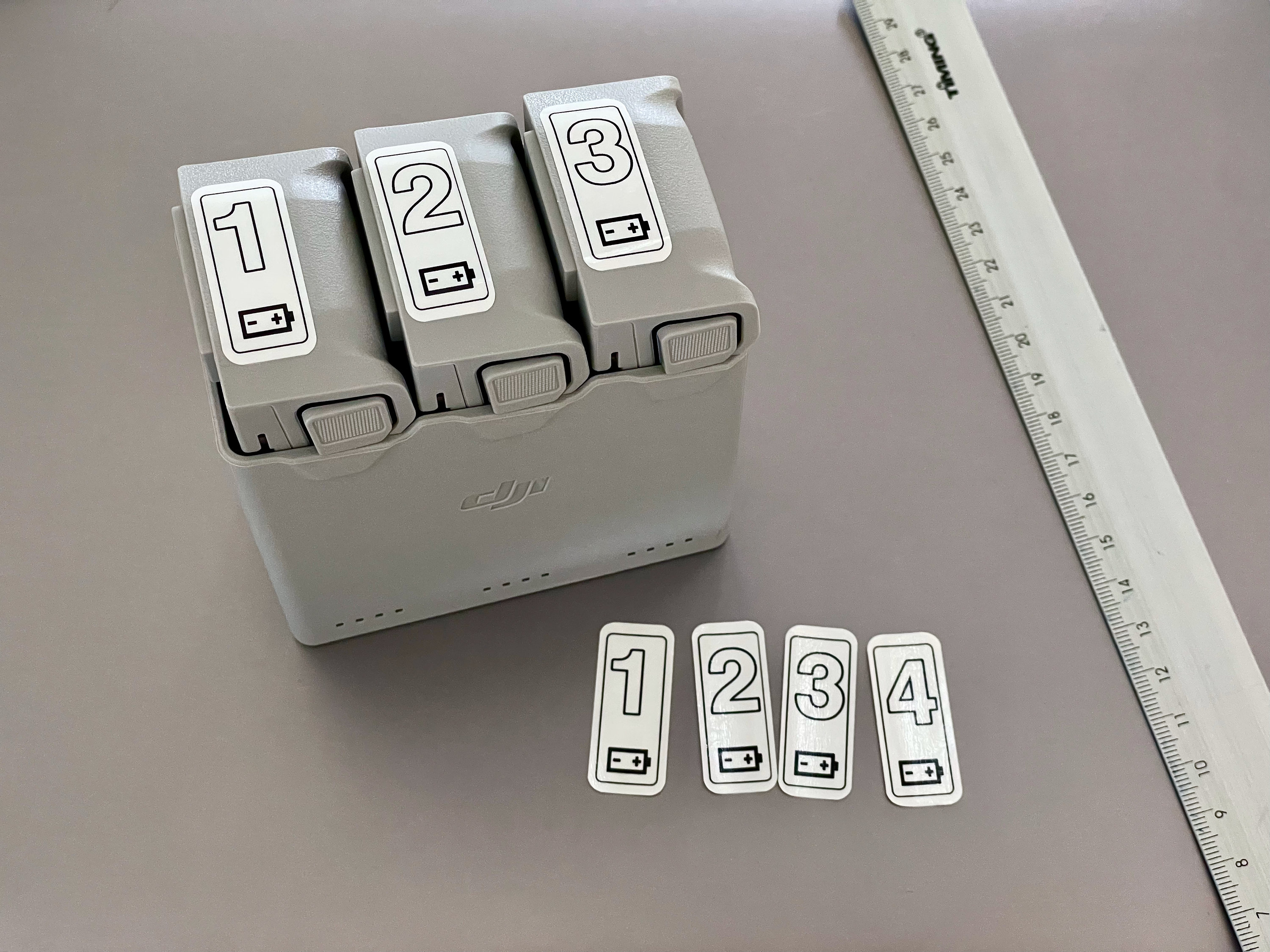 Drone Battery Numbering Stickers - Custom Battery Labels - Decals for ...