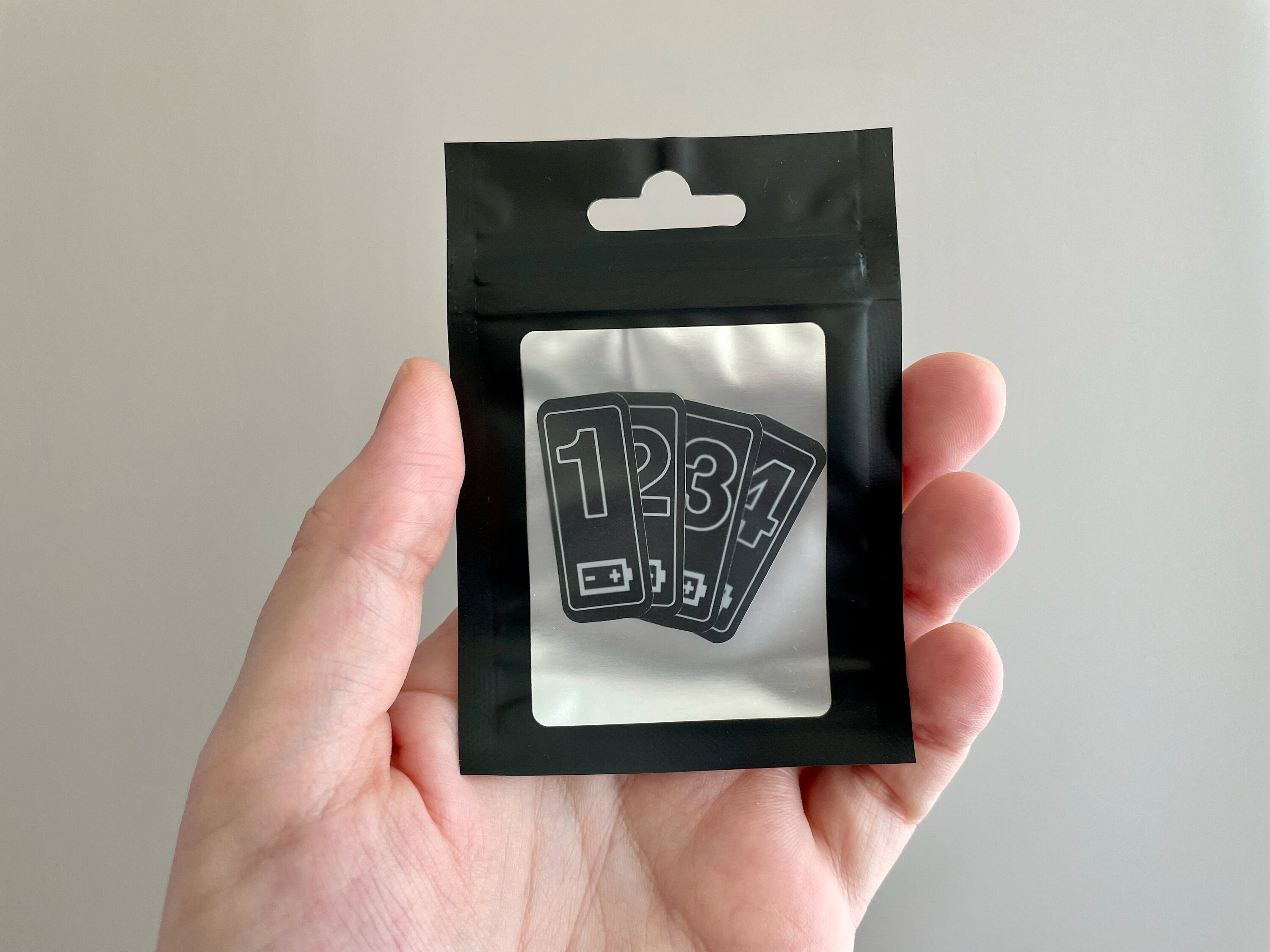 Number Stickers for Batteries Custom Drone Battery Labels/decals set of ...