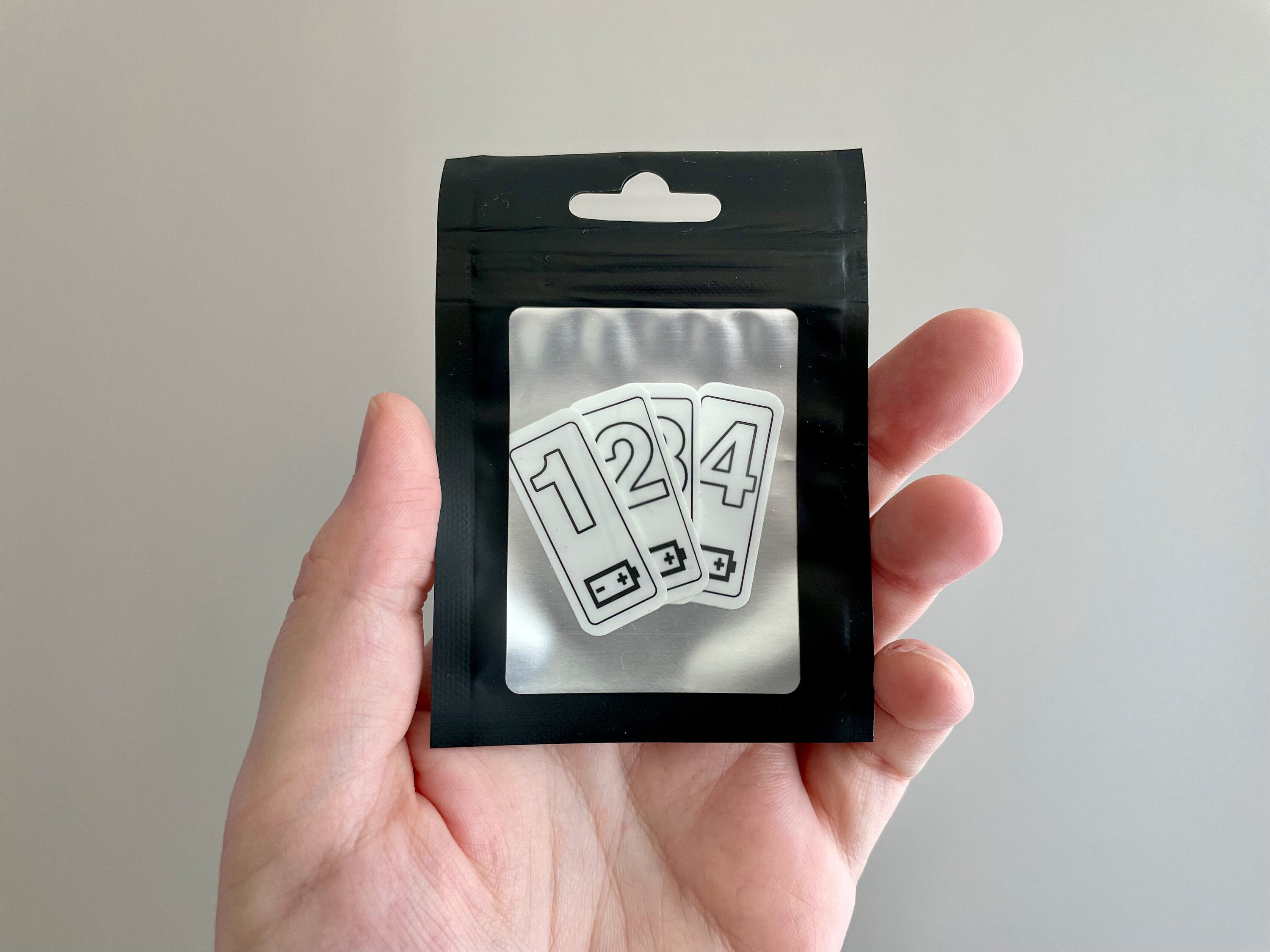 Drone Battery Numbering Stickers Custom Battery Labels Decals for Your ...