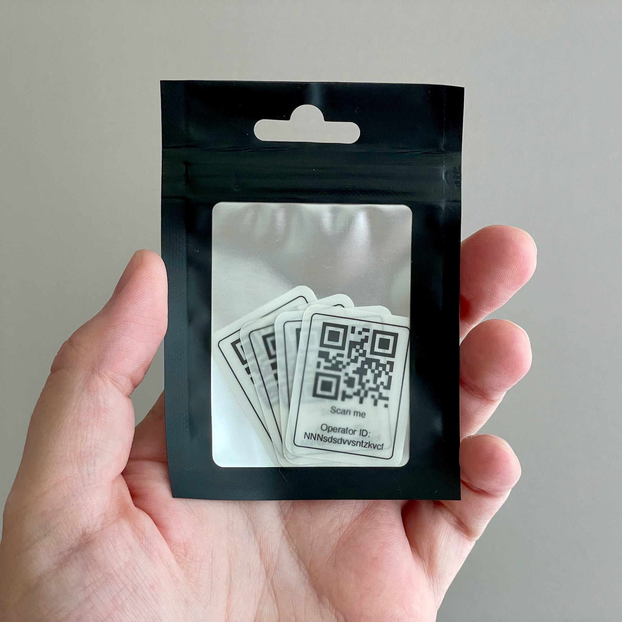 Clear Drone ID Sticker Set of 4x Labels Custom Weather-resistant FAA ...