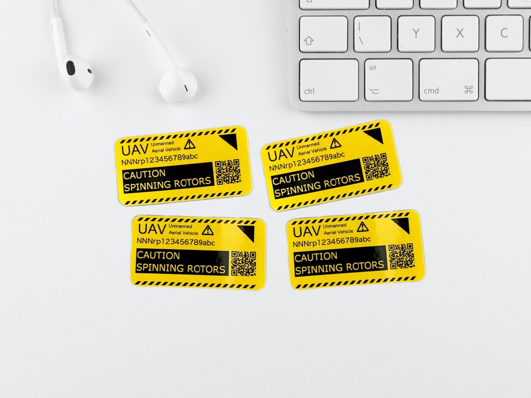 ID Sticker Set With FAA Registration Number / CAA Operator Id for ...