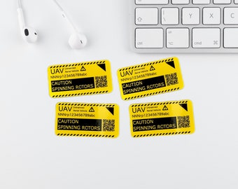 Lost-and-found QR Code Stickers Custom With Your Contact Details ...