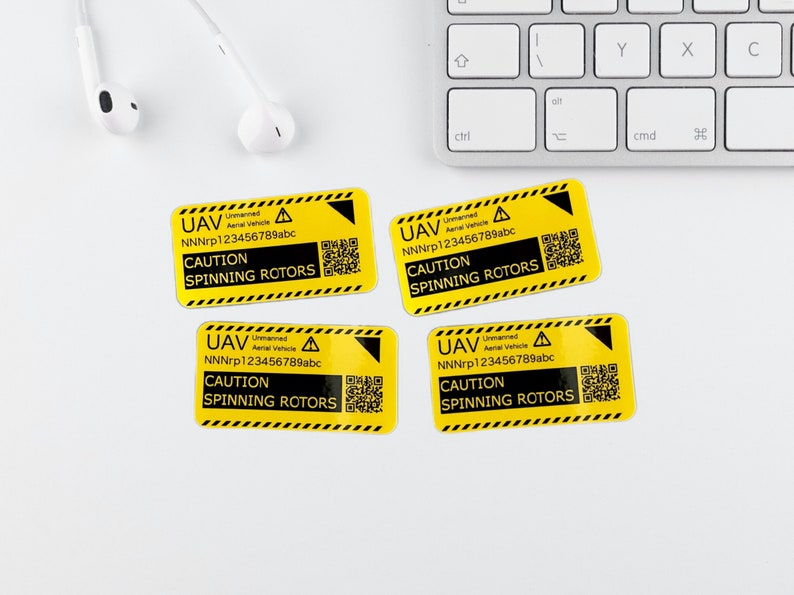 ID Sticker Set With FAA Registration Number / CAA Operator Id for ...