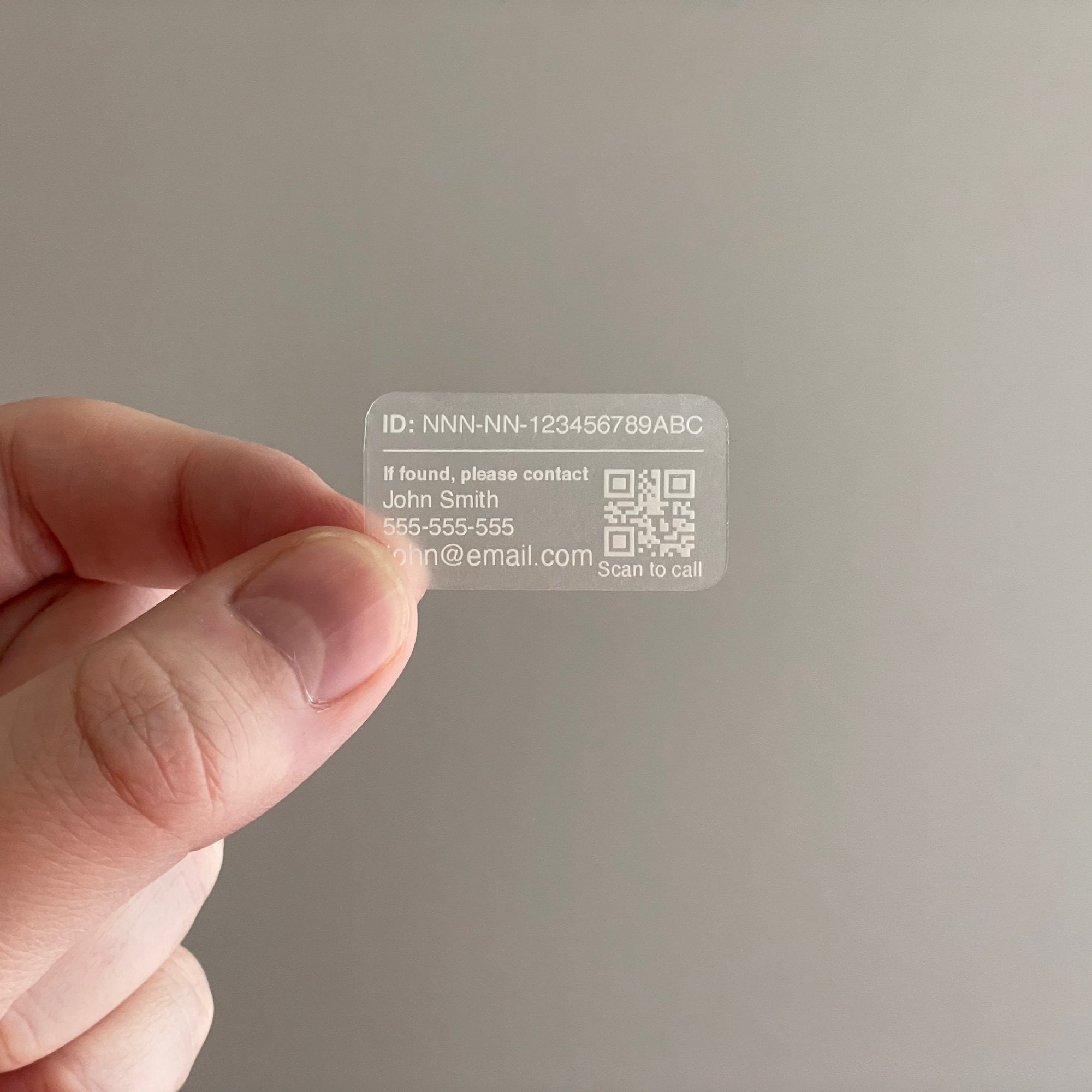 Drone ID Stickers With QR Code - 4-pack - Etsy