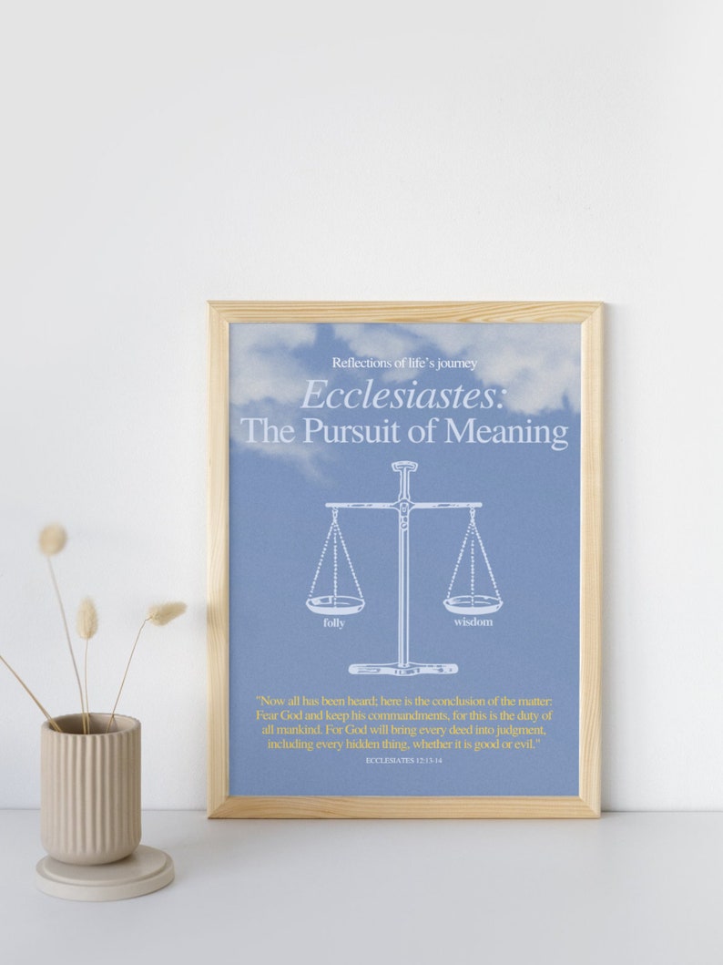Ecclesiastes Digital Art Print - Etsy
