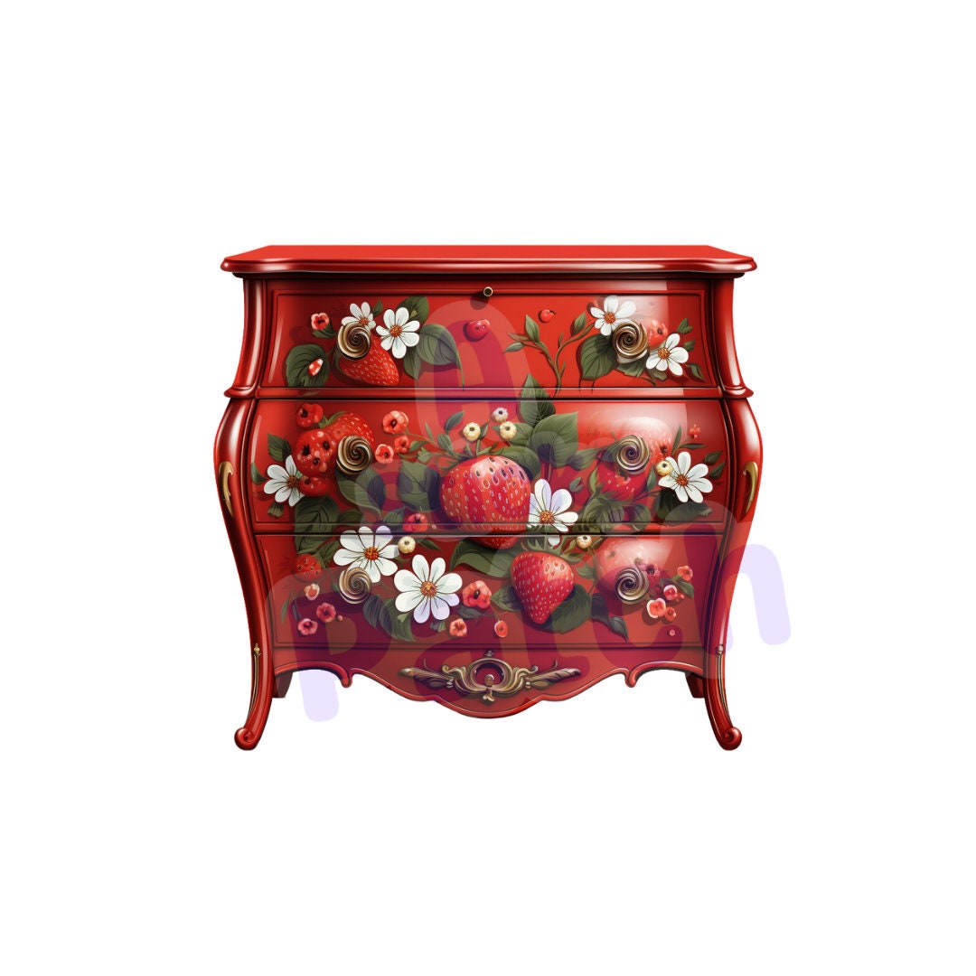 18 Strawberry Dressers Digital Download Commercial Use 300 - Etsy