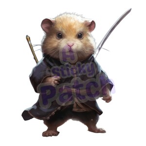 Ninja Hamsters Clipart - Etsy