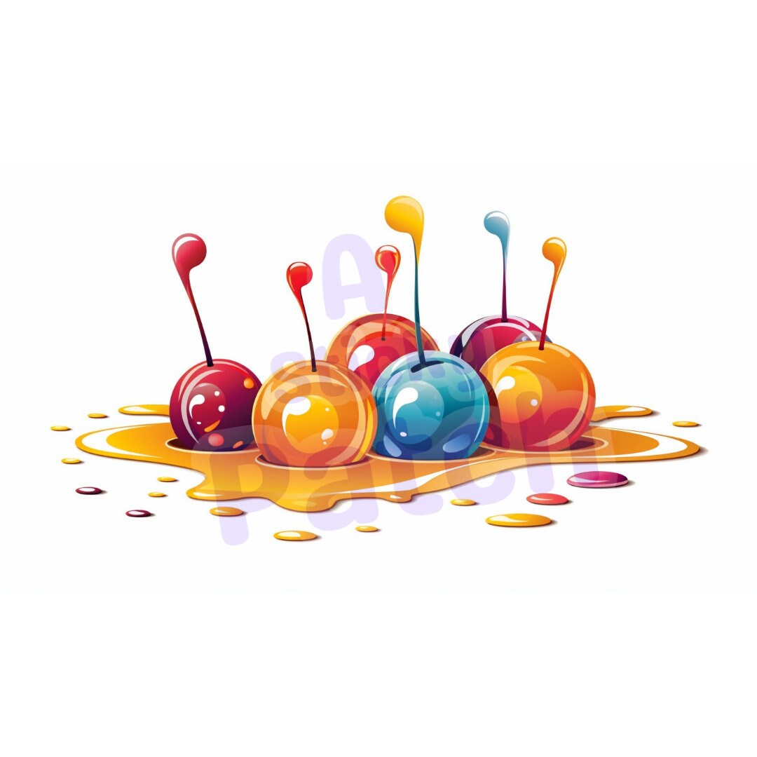 12 Candy Stickers V2 Digital Download, 400 DPI, PNG, Background Removed ...