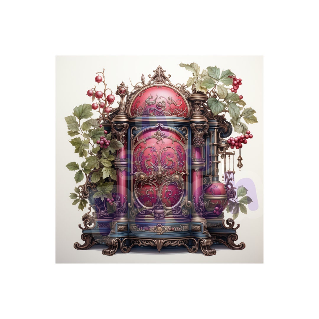 Raspberry Cabinets Digital Download for Commercial Use on Clip Art, Art ...