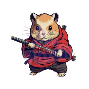 Ninja Hamsters Clipart - Etsy
