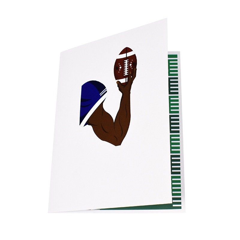 3D Football Card for Birthday Card for Mothers Day Card for Valentines ...