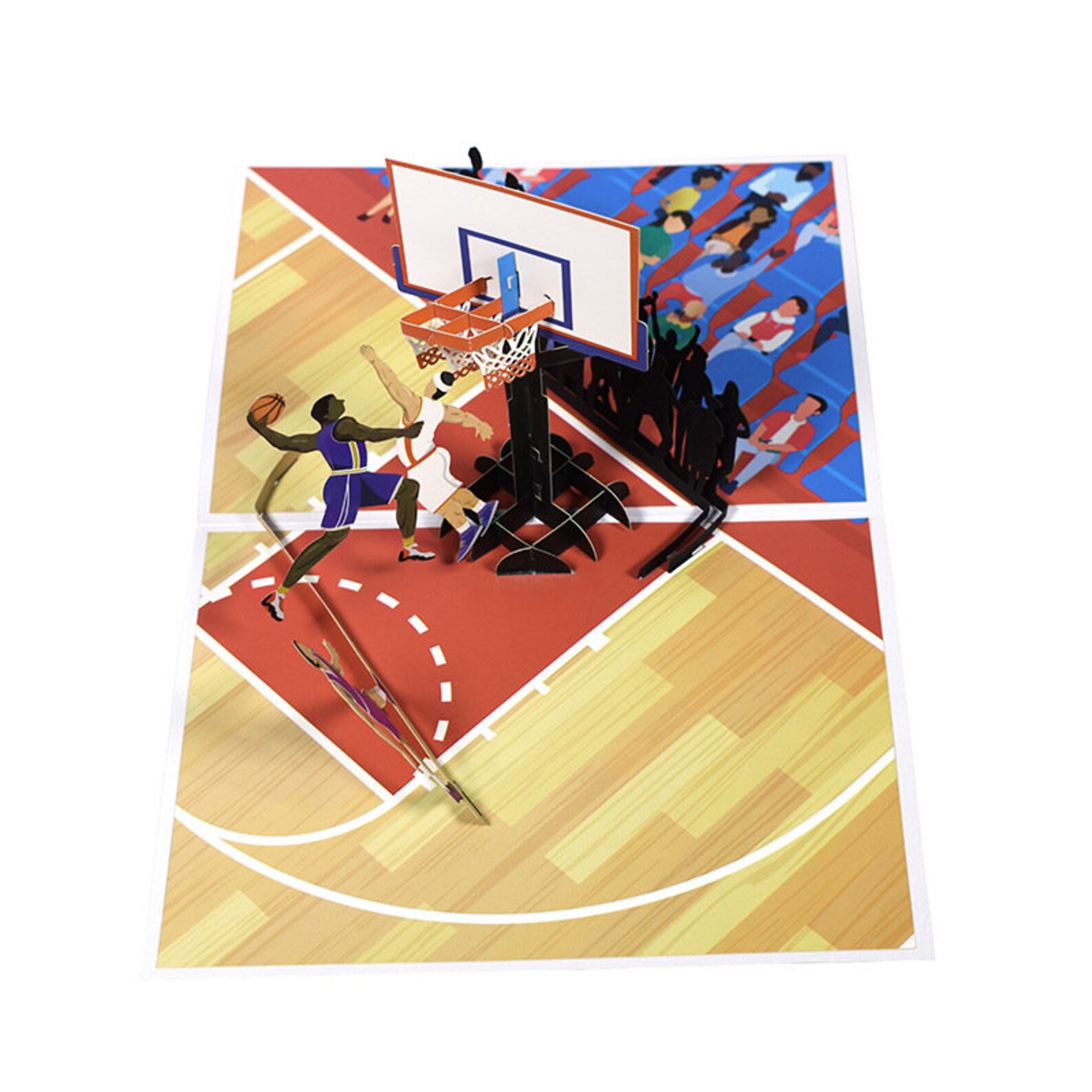 3D Basketball Card for Birthday Card for Valentines Day Card for ...