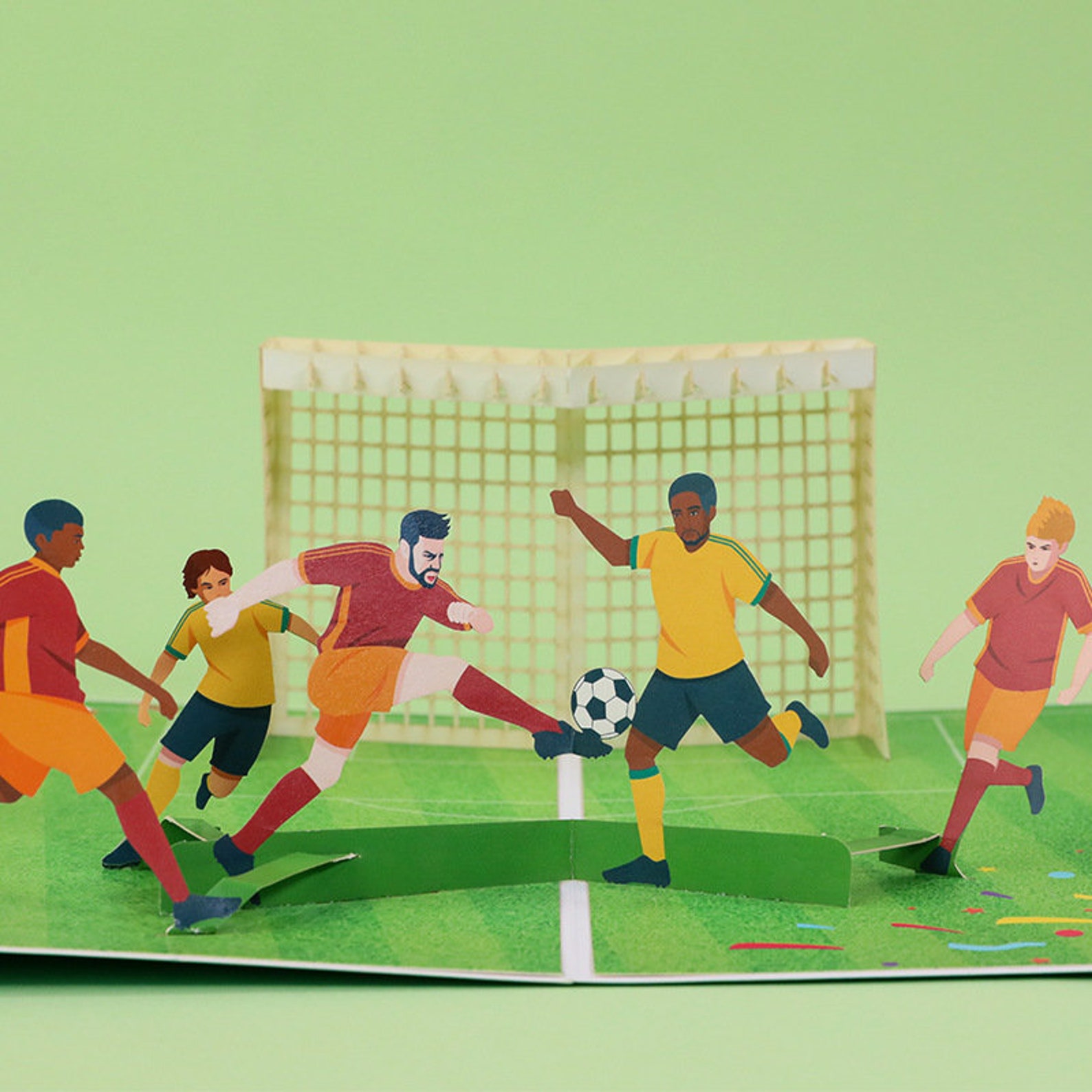 3D Soccer Card for Birthday Card for Mothers Day Card for Valentines ...