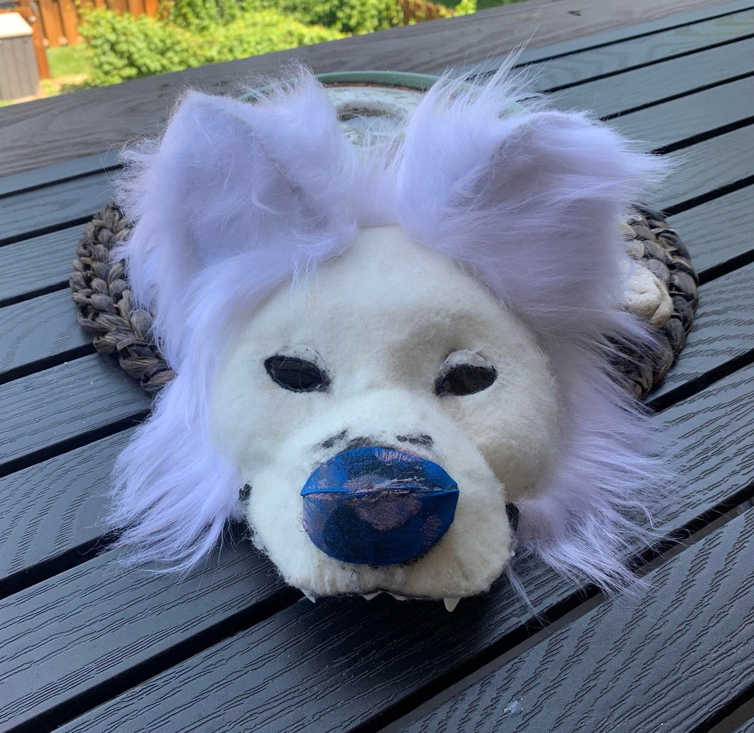 Realistic White Wolf Mask - Etsy