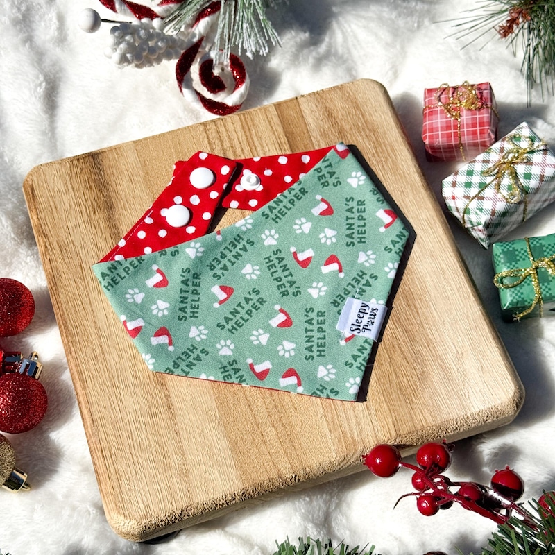 Santa Baby Dog Bandana - Etsy