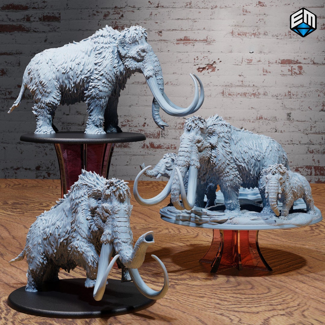 Mammoth | Huge | Tabletop Miniatures | Dungeons and Dragons, DND, RPG ...