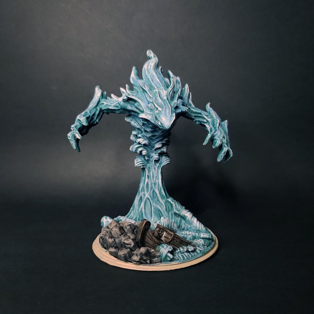 Water Elemental | Painted Miniatures | 51mm | Dungeons and Dragons, DND ...