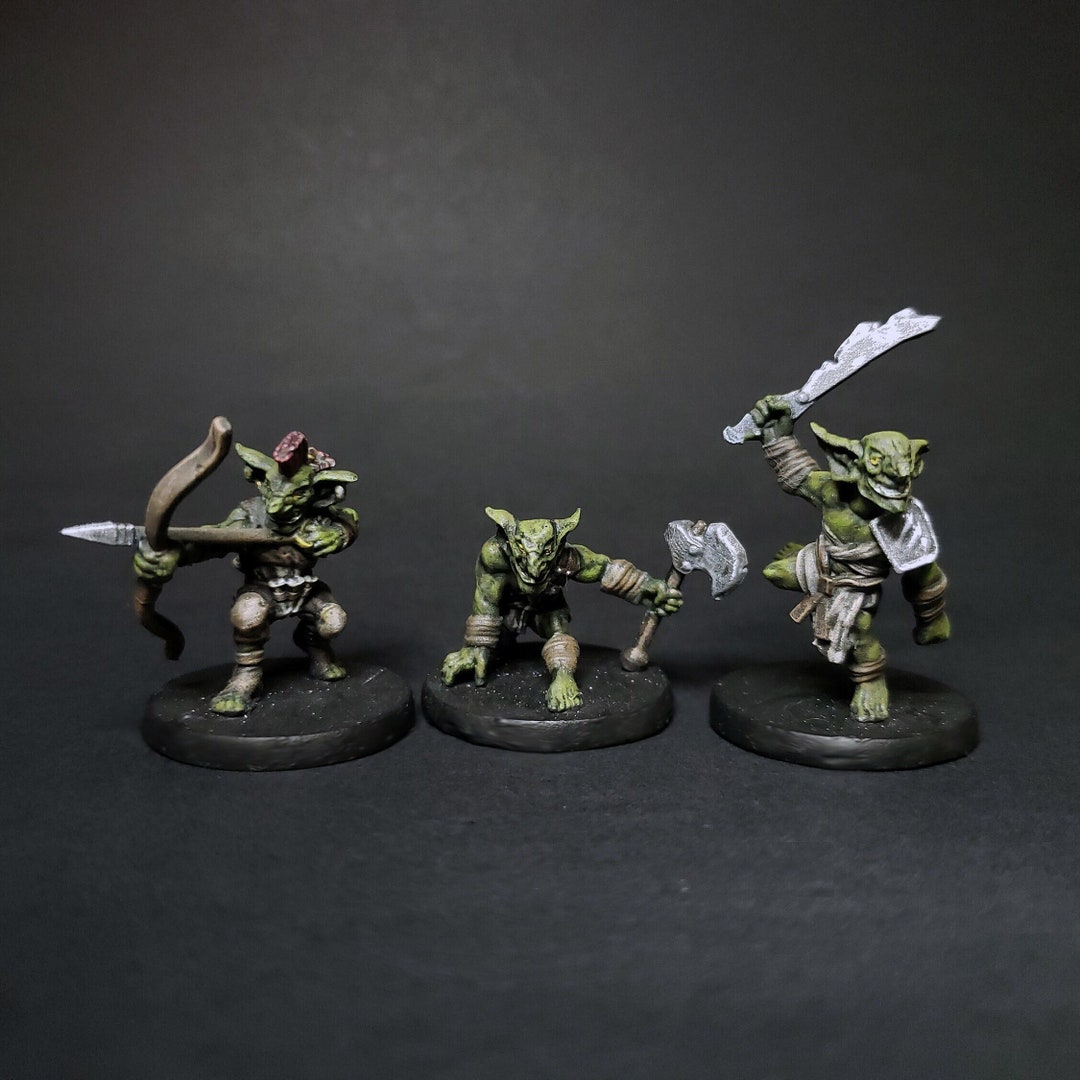 Goblins | Medium | Painted Tabletop Miniatures | Dungeons and Dragons ...