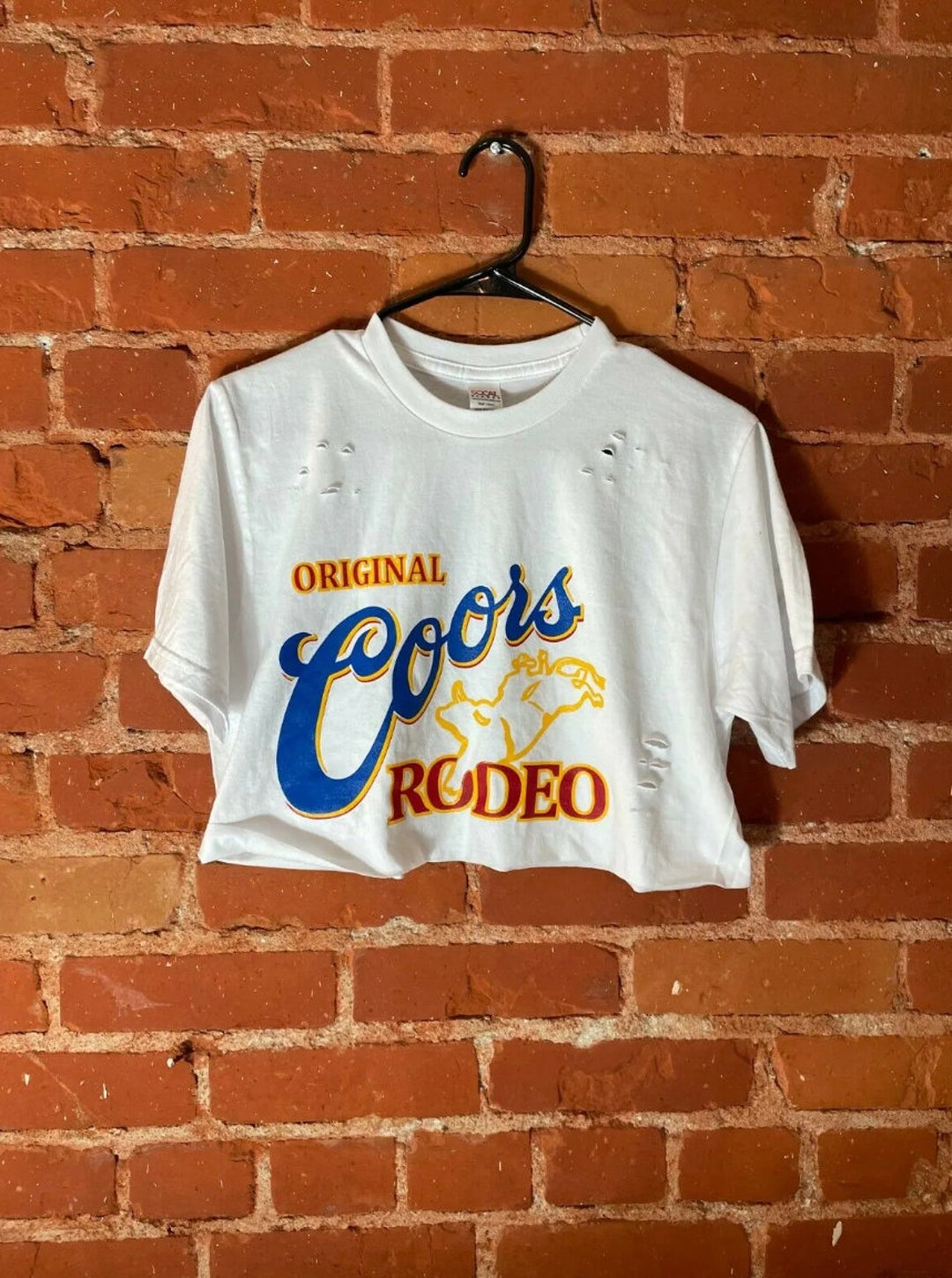 Original Coors Bull Riding Crop Top - Etsy
