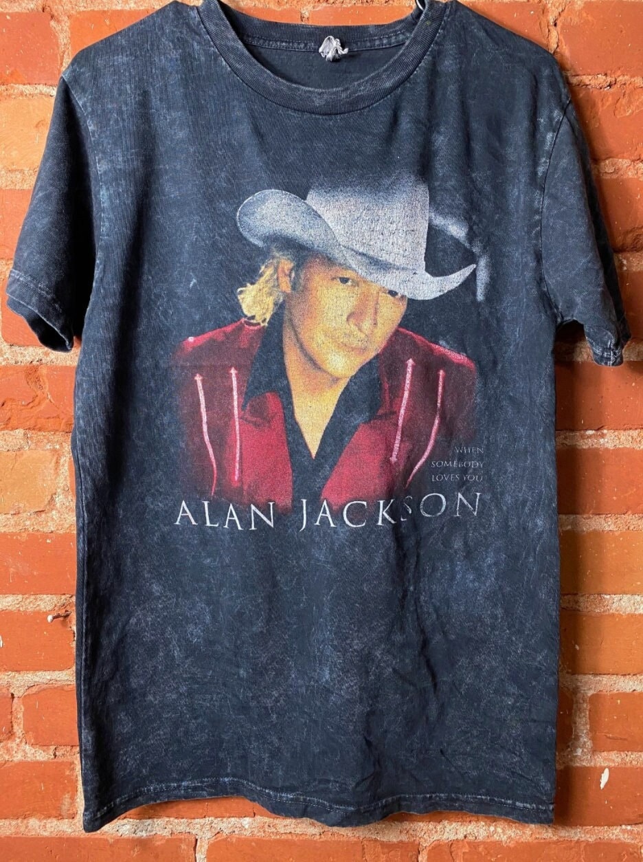 Vintage Alan Jackson T-shirt - Etsy