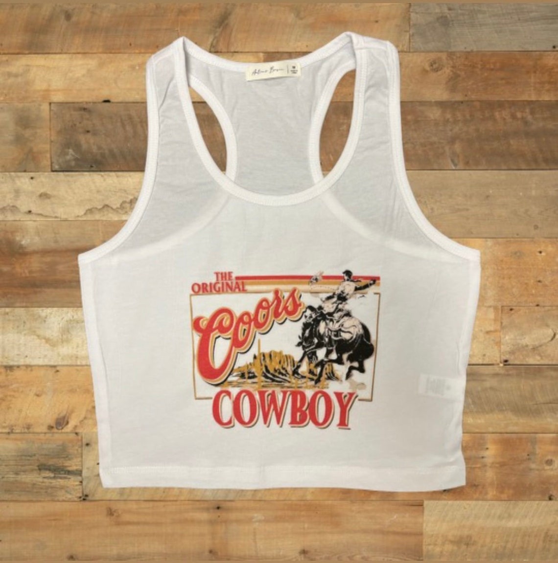 Coors Cowboy Tank Top - Etsy