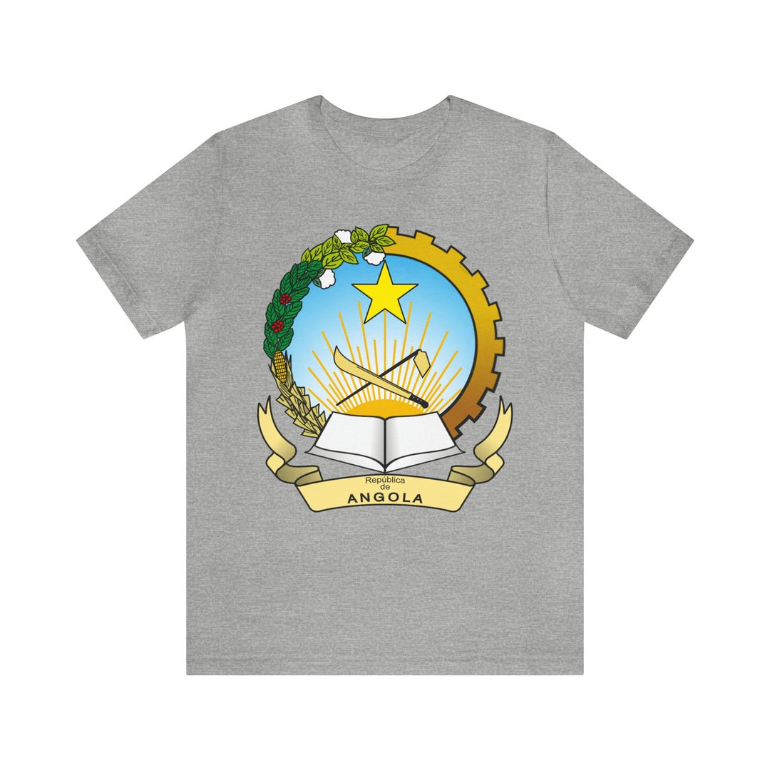 Angola Coat of Arms T-shirt Angola Emblem Shirt Angola Tee - Etsy