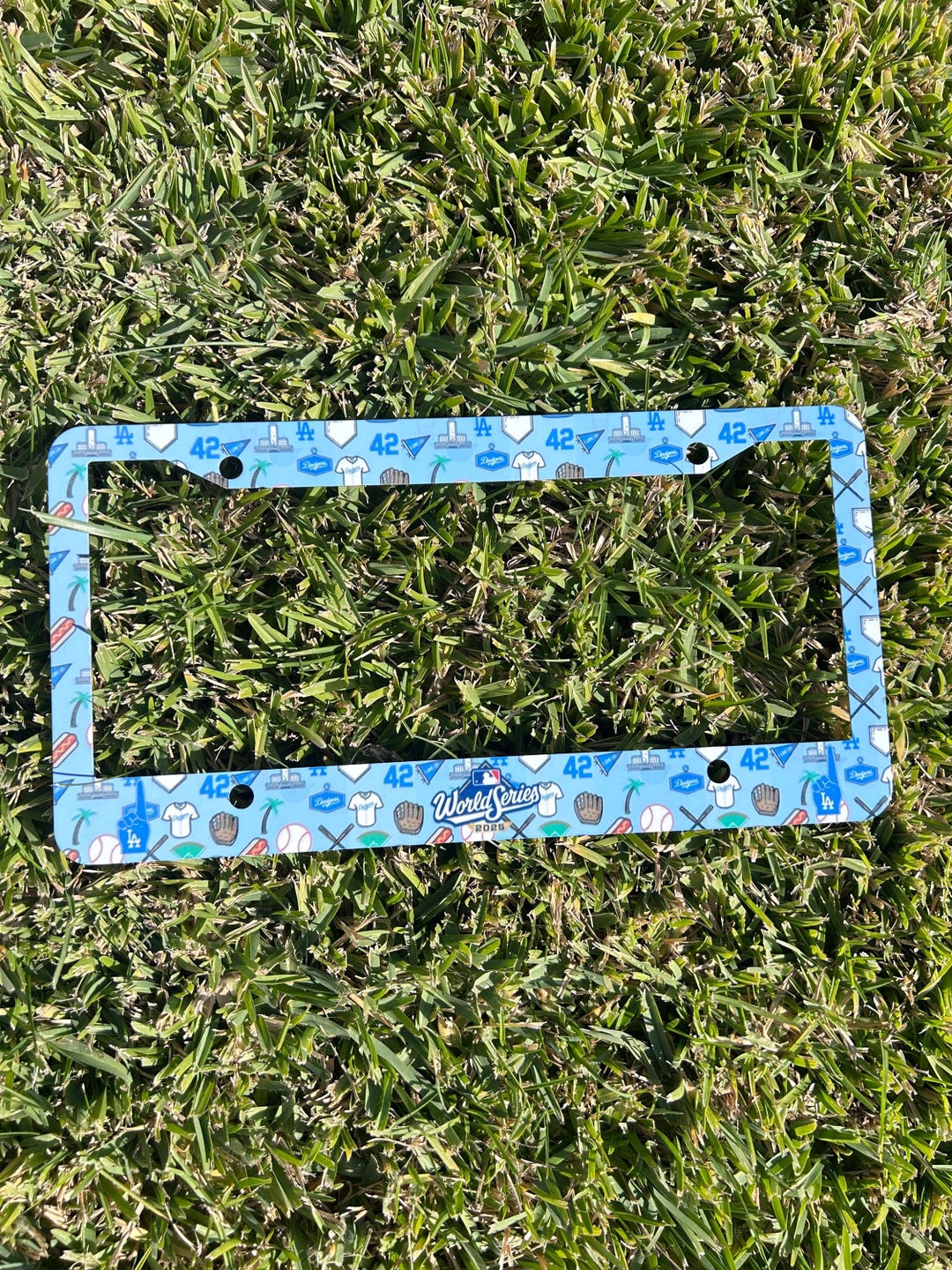 Dodgers 2025 License Plate Frames - Etsy