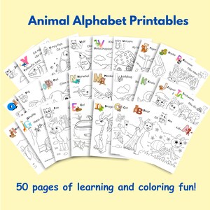 Animals Coloring Pages - Bilingual English and Vietnamese - Etsy