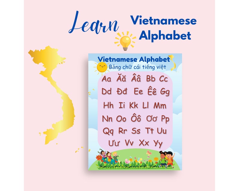 Vietnamese Alphabet - Consonants/vowels/pronunciation/learning ...