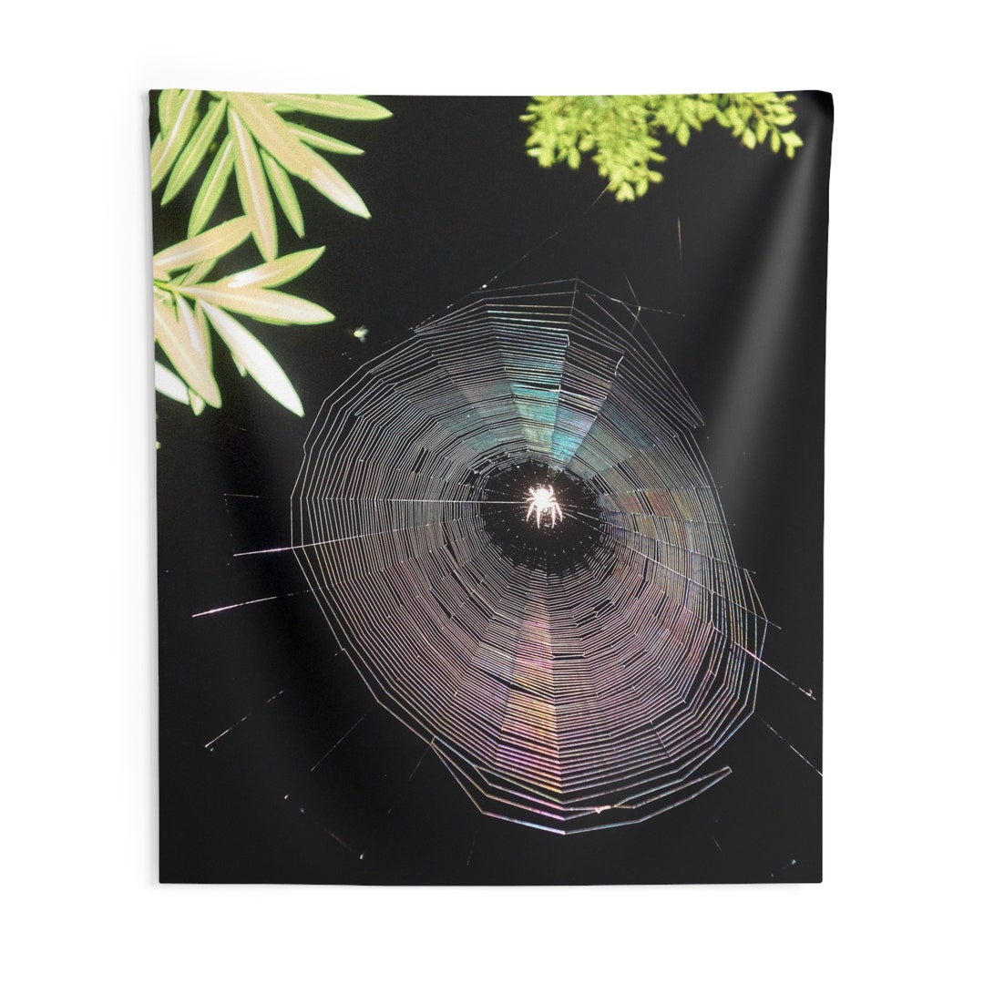 Tapestry Spider Dark Aesthetic Goth Web - Etsy