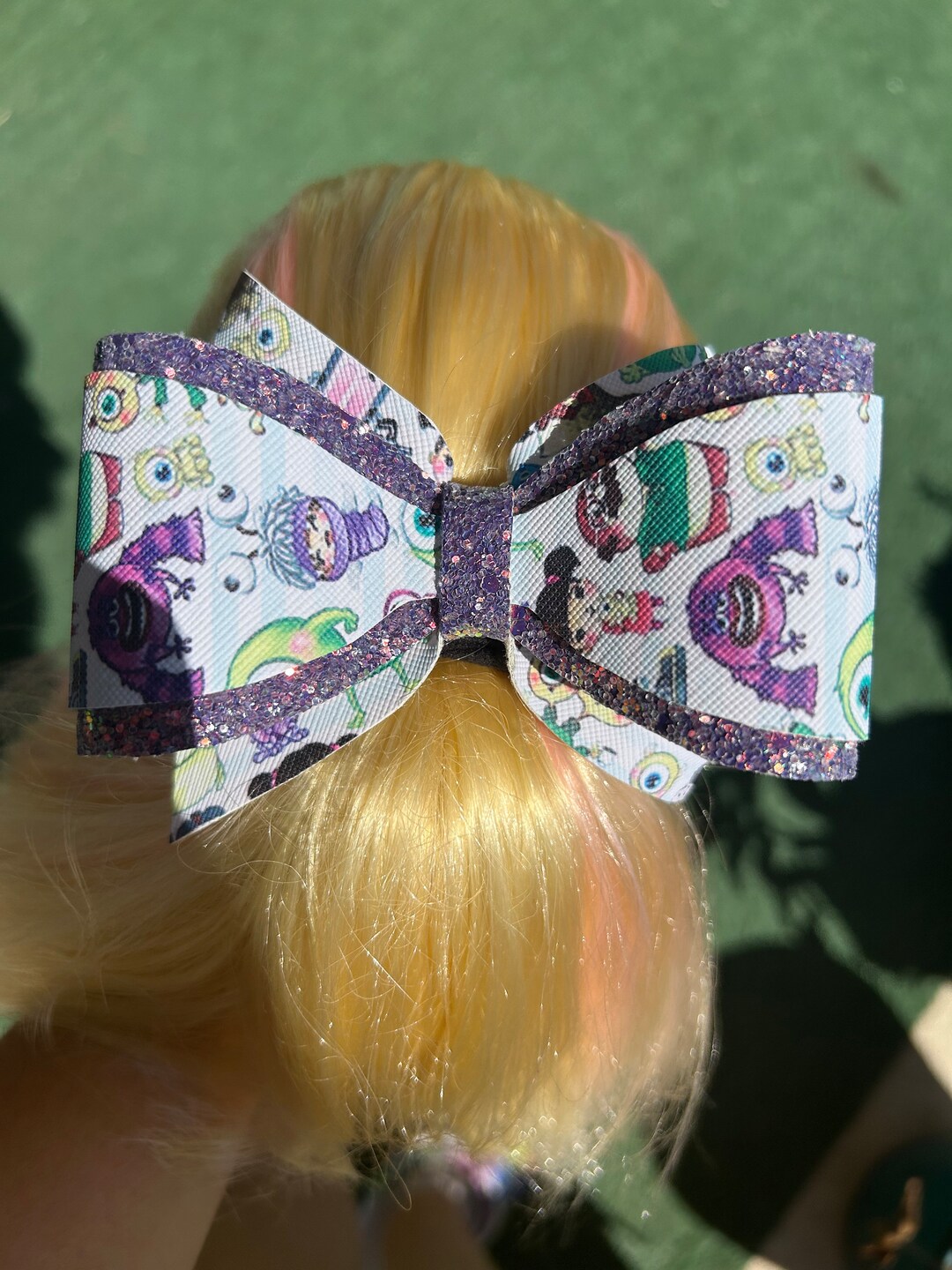 Monsters Inc Hair Bow - Etsy