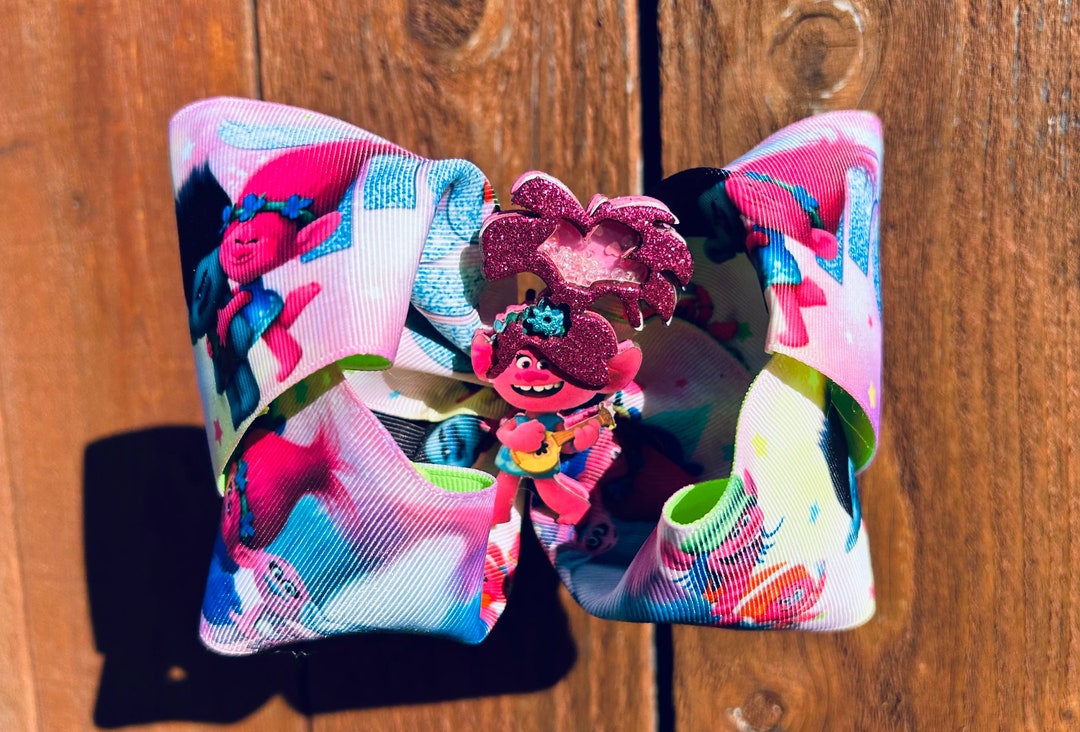Poppy Hair Bow - Etsy