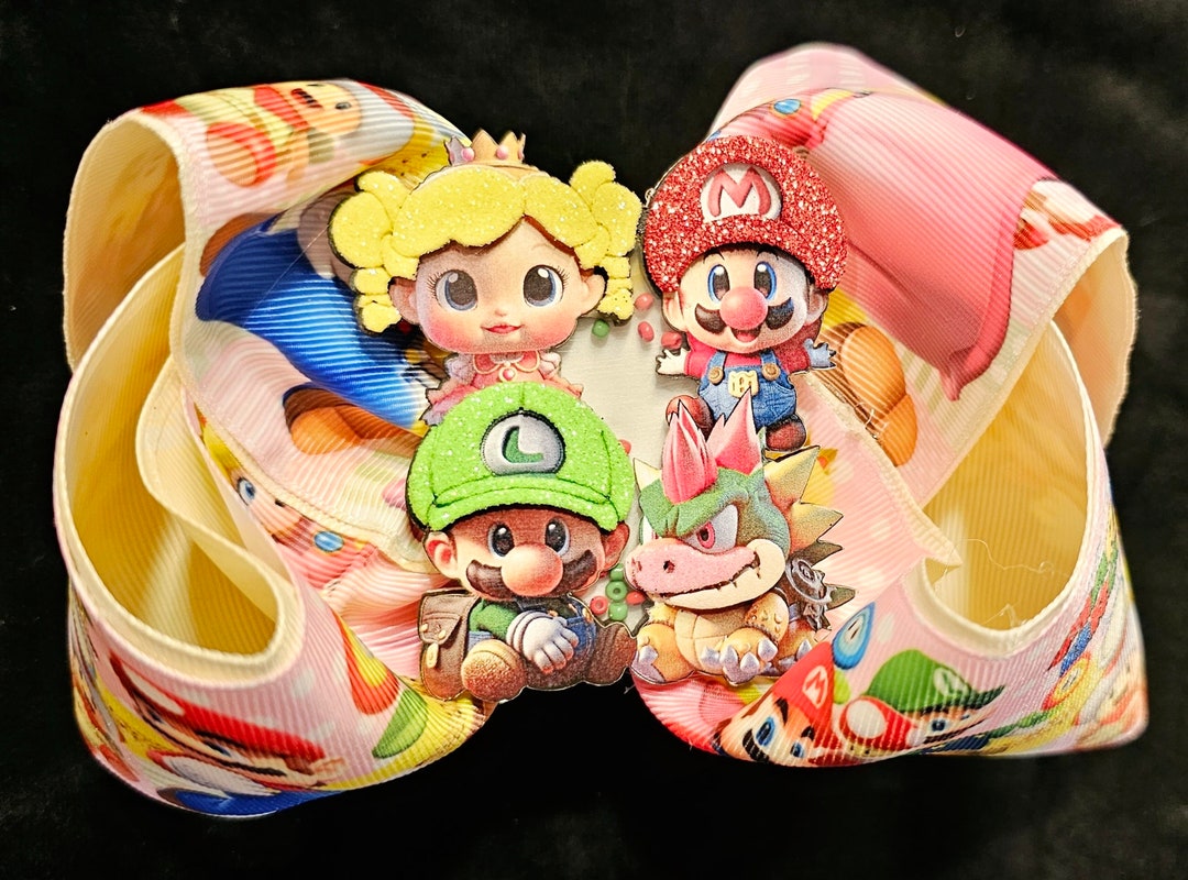 Baby Super Mario Bow - Etsy