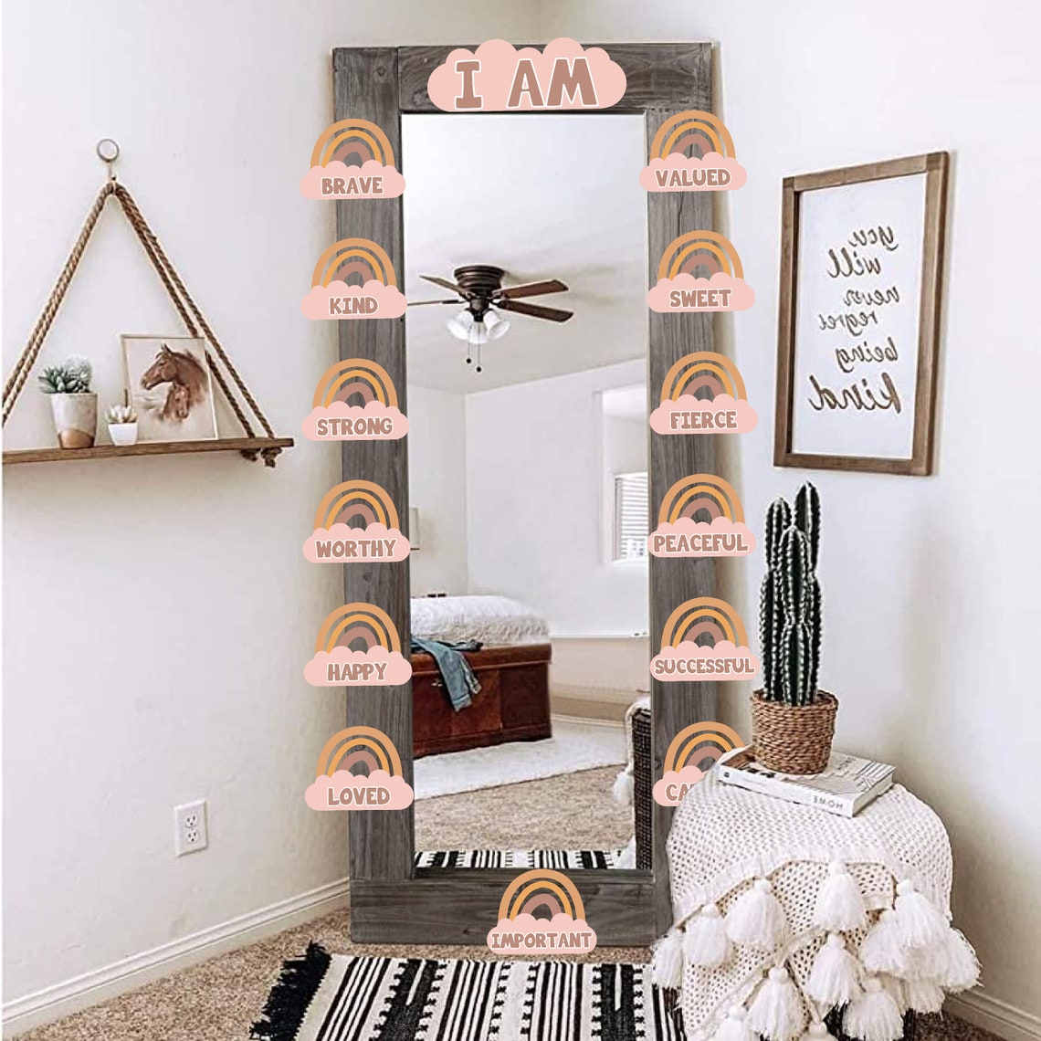 Rainbow Affirmation Station in English and Spanish - Estación De ...