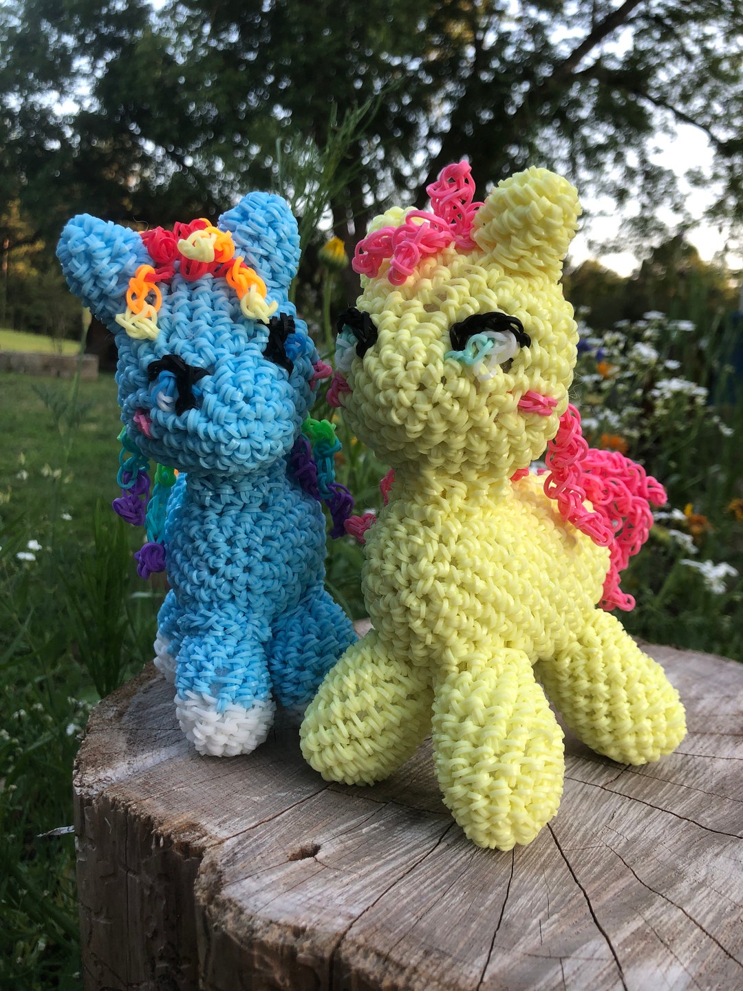 Loomigurumi My Little Pony Rainbow Loom Animal Handmade Rainbow Dash ...
