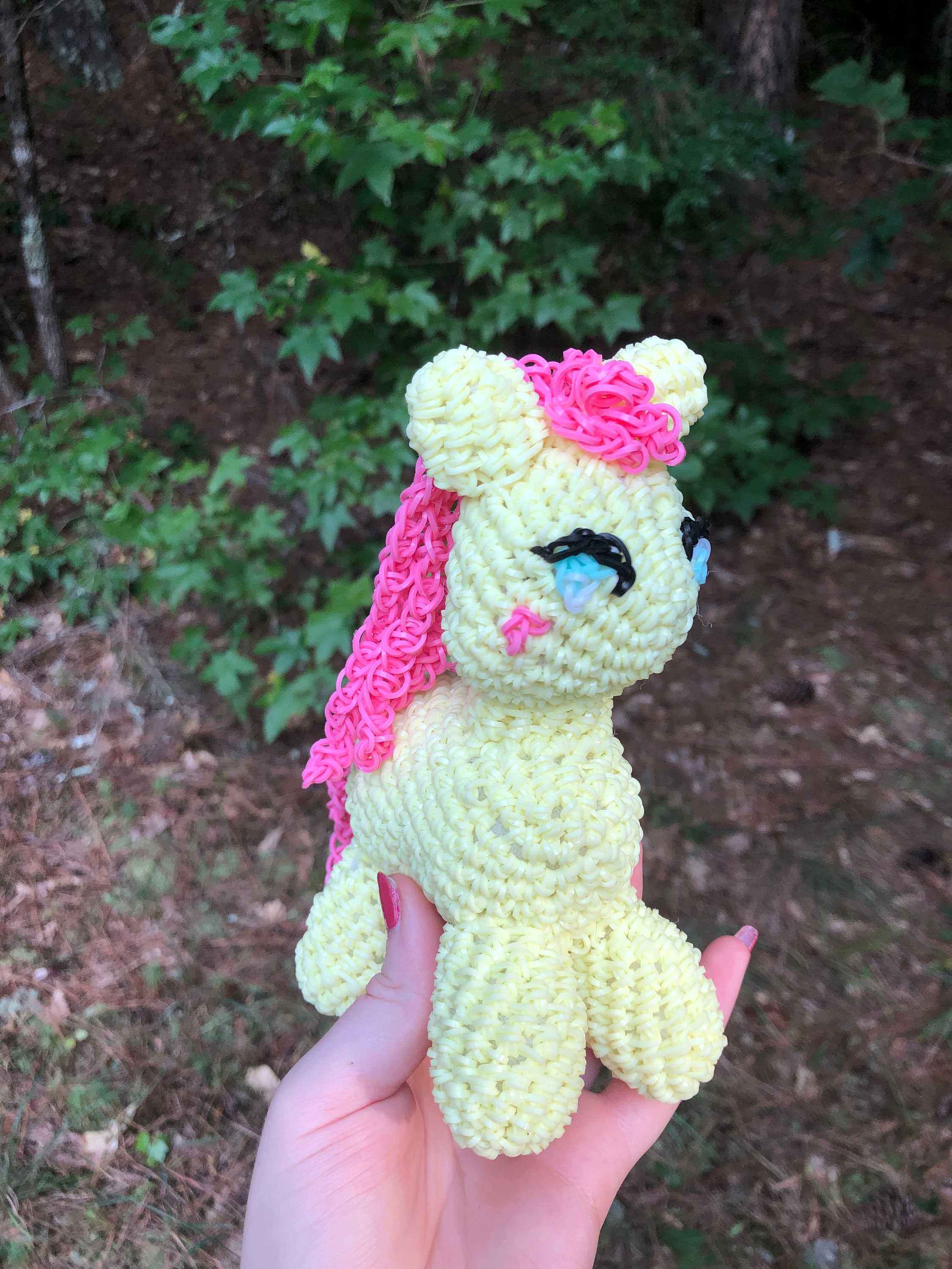 Loomigurumi My Little Pony Rainbow Loom Animal Handmade Rainbow Dash ...
