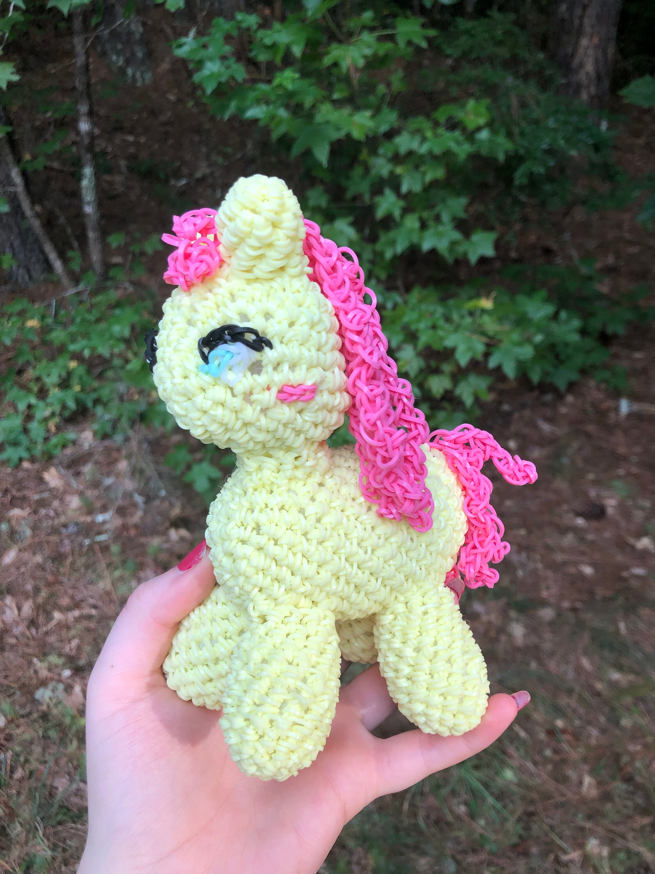 Loomigurumi My Little Pony Rainbow Loom Animal Handmade Rainbow Dash ...