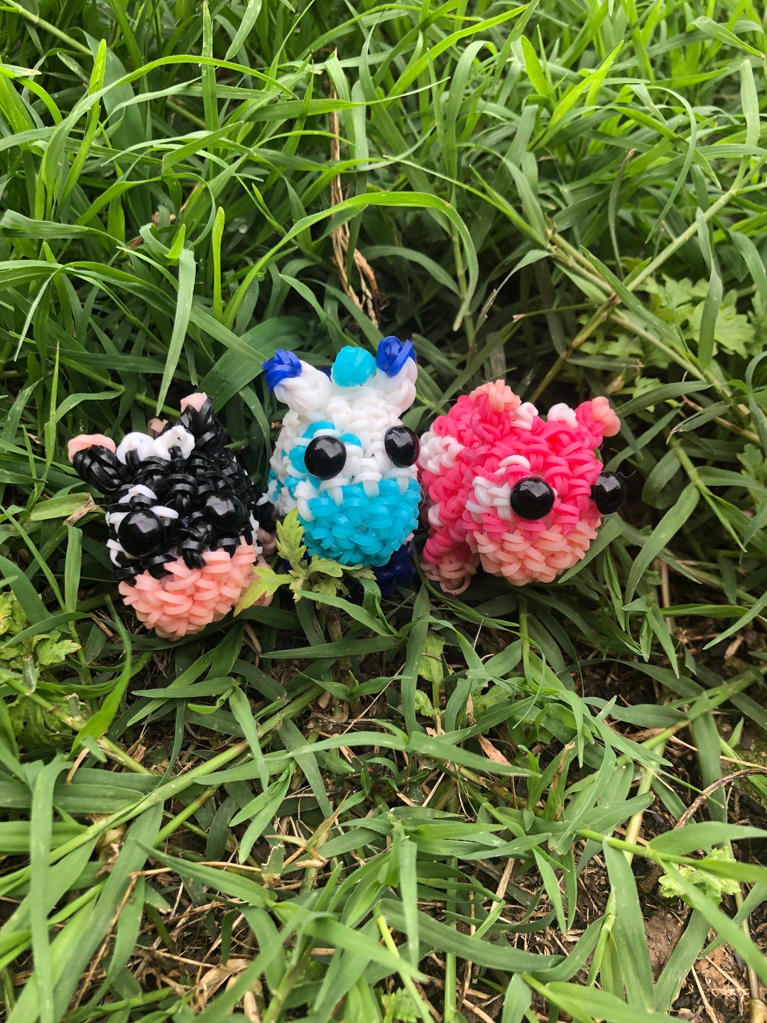 Loomigurumi Cow Cute Rainbow Loom Animal Handmade Decor - Etsy