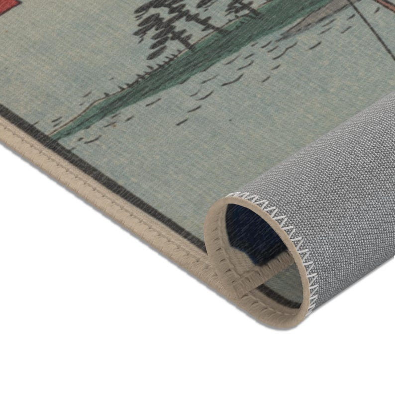 Vintage Japanese Pine Beach at Miho Fine Art Area Rug 4x6 - Etsy