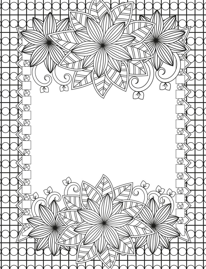 Positive Affirmations Colouring Pages - Etsy