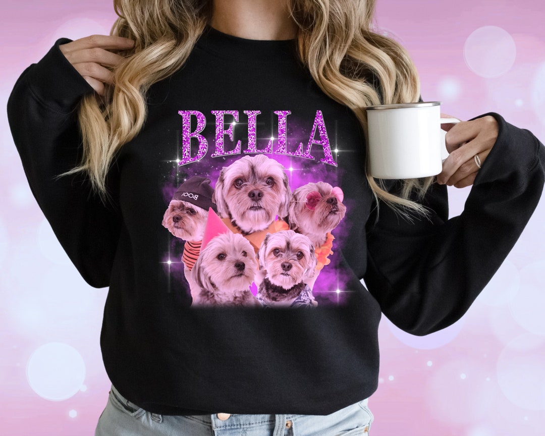 Custom Pet Bootleg Rap Shirt, Custom Photo Vintage Graphic 90s Tshirt ...